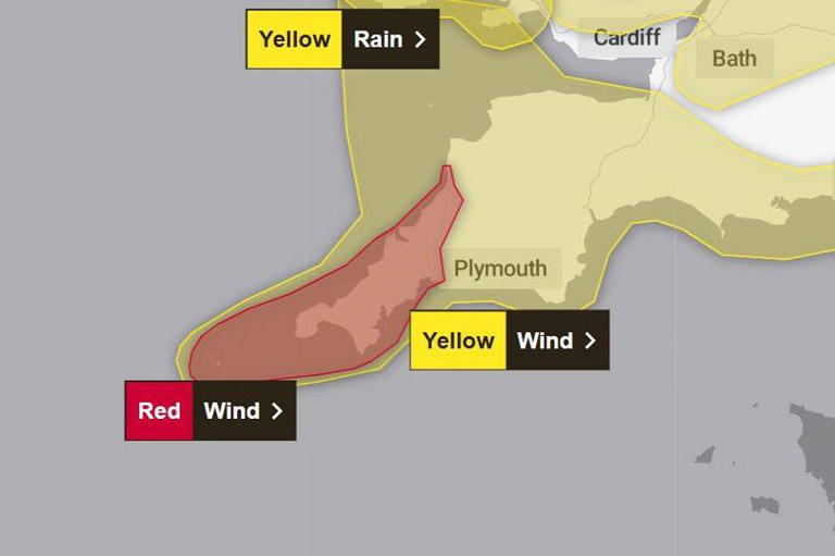 Storm Goretti emergency alert to be sent to 500k phones as rare red ...