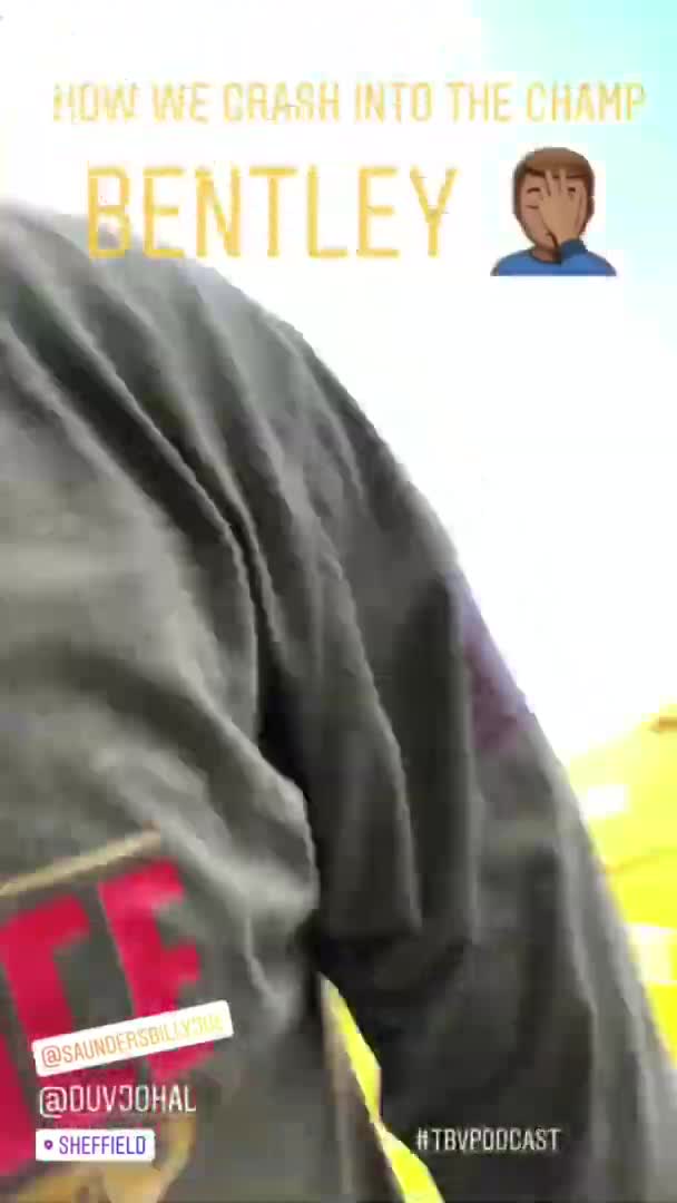 😂That time #TBVPodcast crashed👀into Billy Joe Saunders Bentley😱