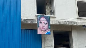 Why is this big-eyed woman in a poster in Bengaluru going viral?
