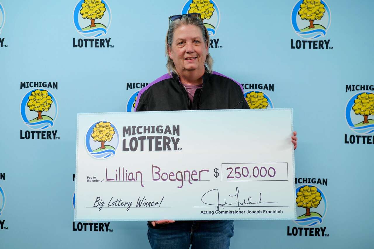 Sanilac County woman wins $250,000 Michigan Lottery prize on 60th birthday