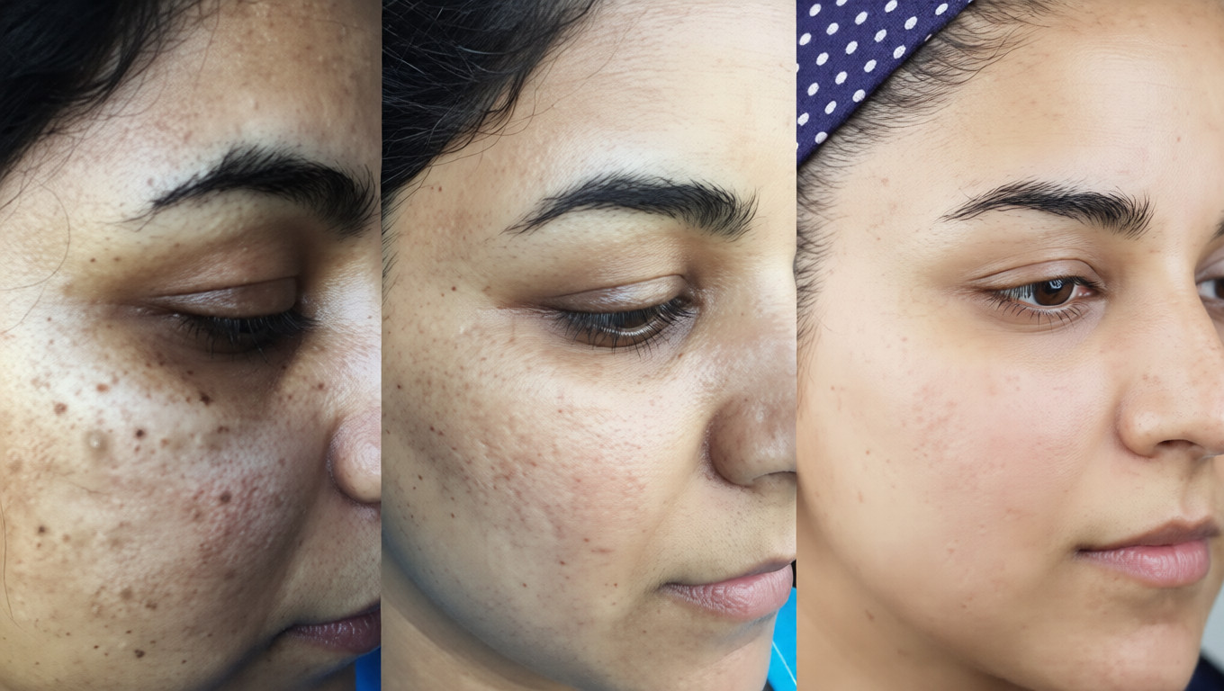 Fade acne scars & dark spots at home