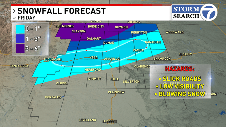 Weather alert day: Next weather maker bringing snow Friday