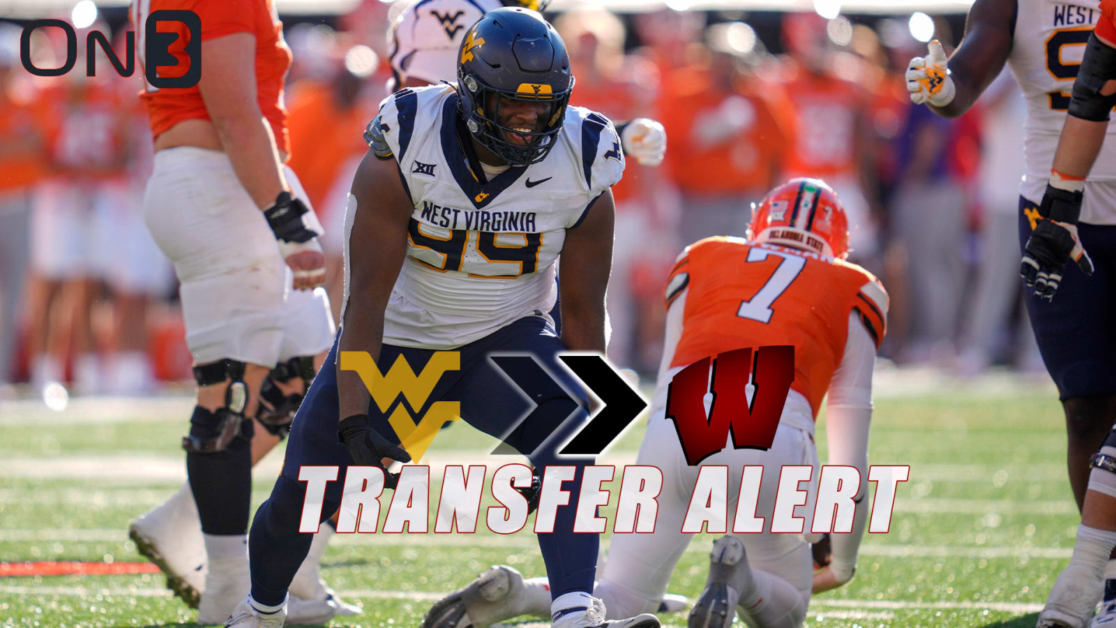 Breaking: West Virginia transfer DL Hammond Russell commits to Wisconsin