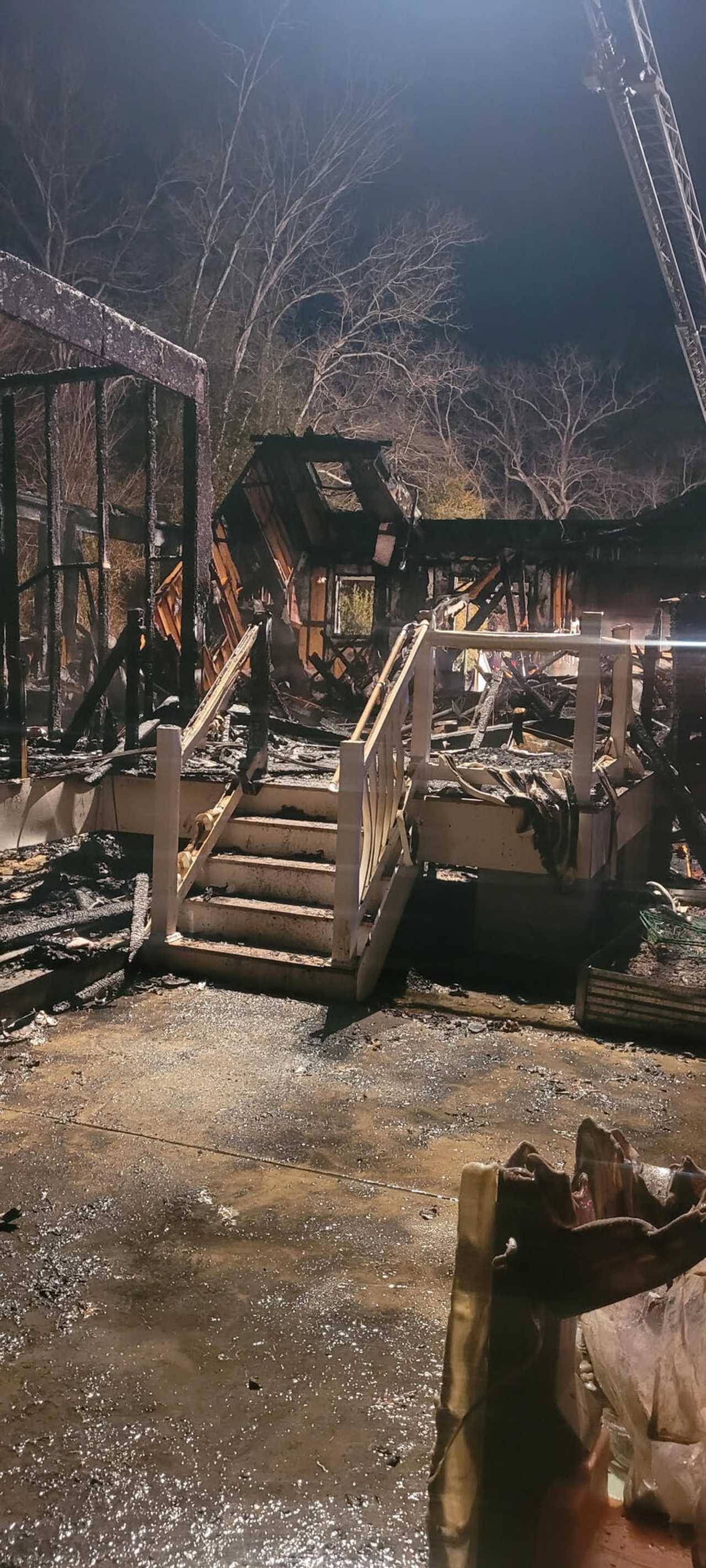 Home destroyed, pets killed after motorist spots flames in overnight ...