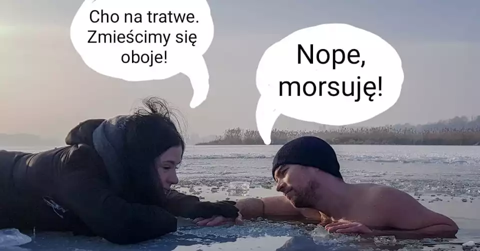 Największy błąd morsa? Zapomnieć telefonu! Oto najlepsze memy o morsowaniu