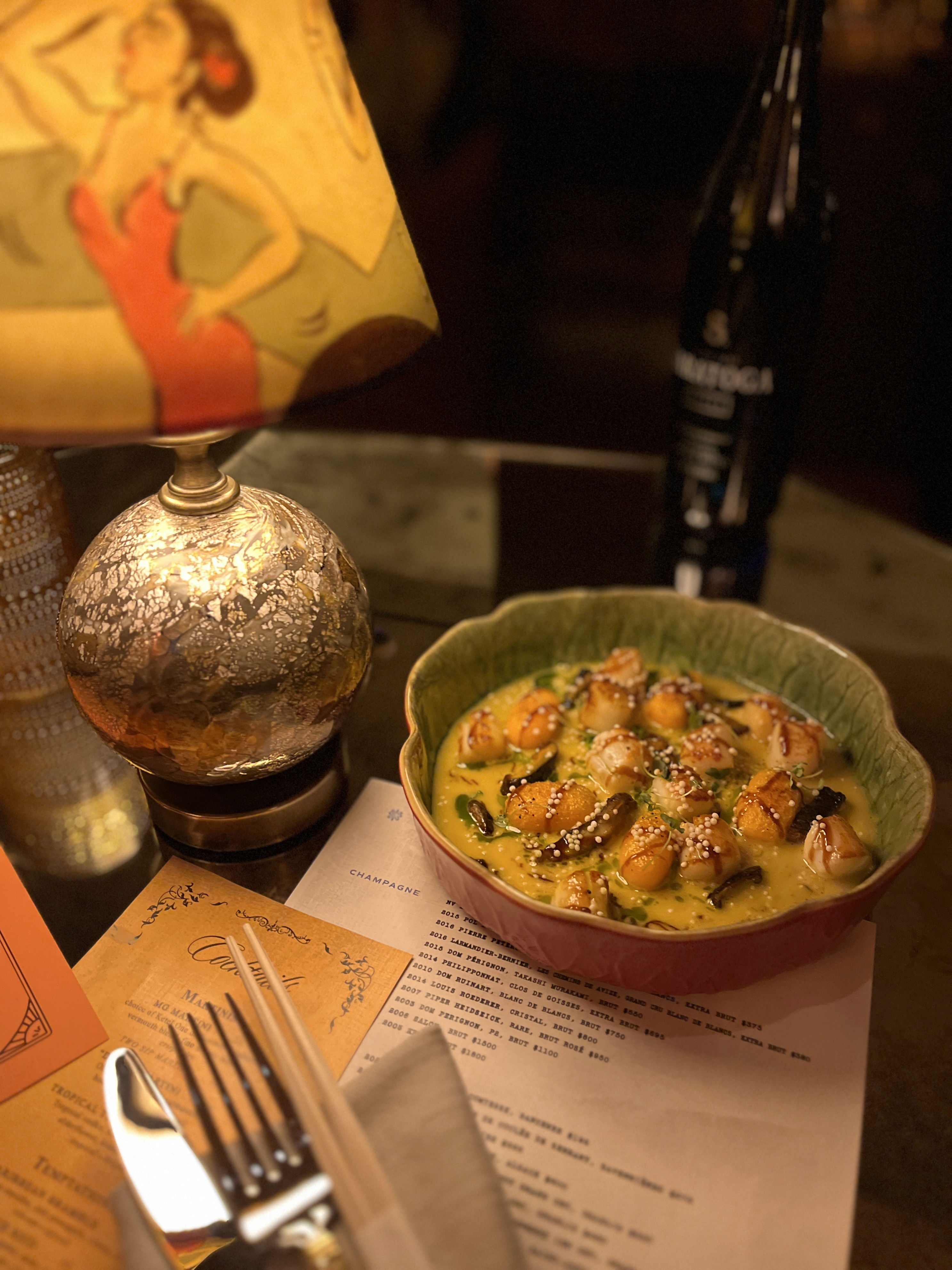 This see-and-be-seen Boston spot serves excellent scallops with chewy ...