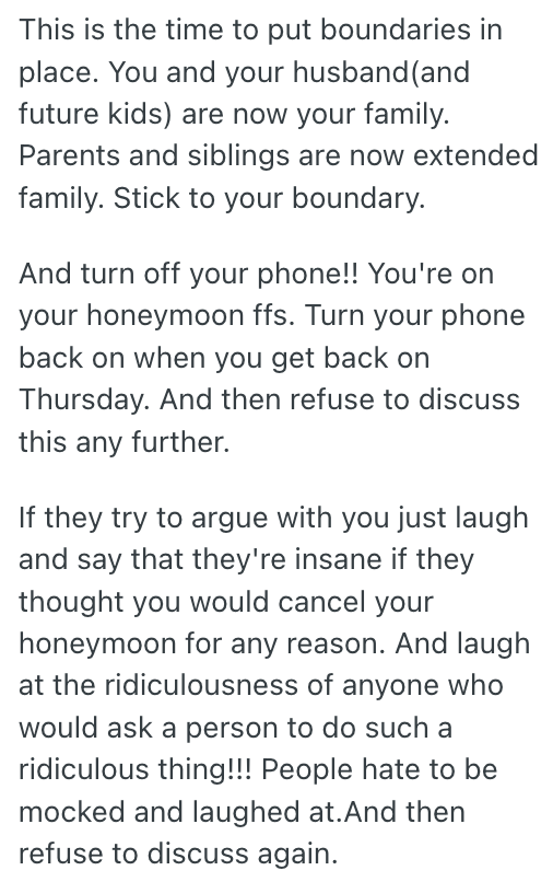 Married couple wanted to spend alone together on their honeymoon, but ...