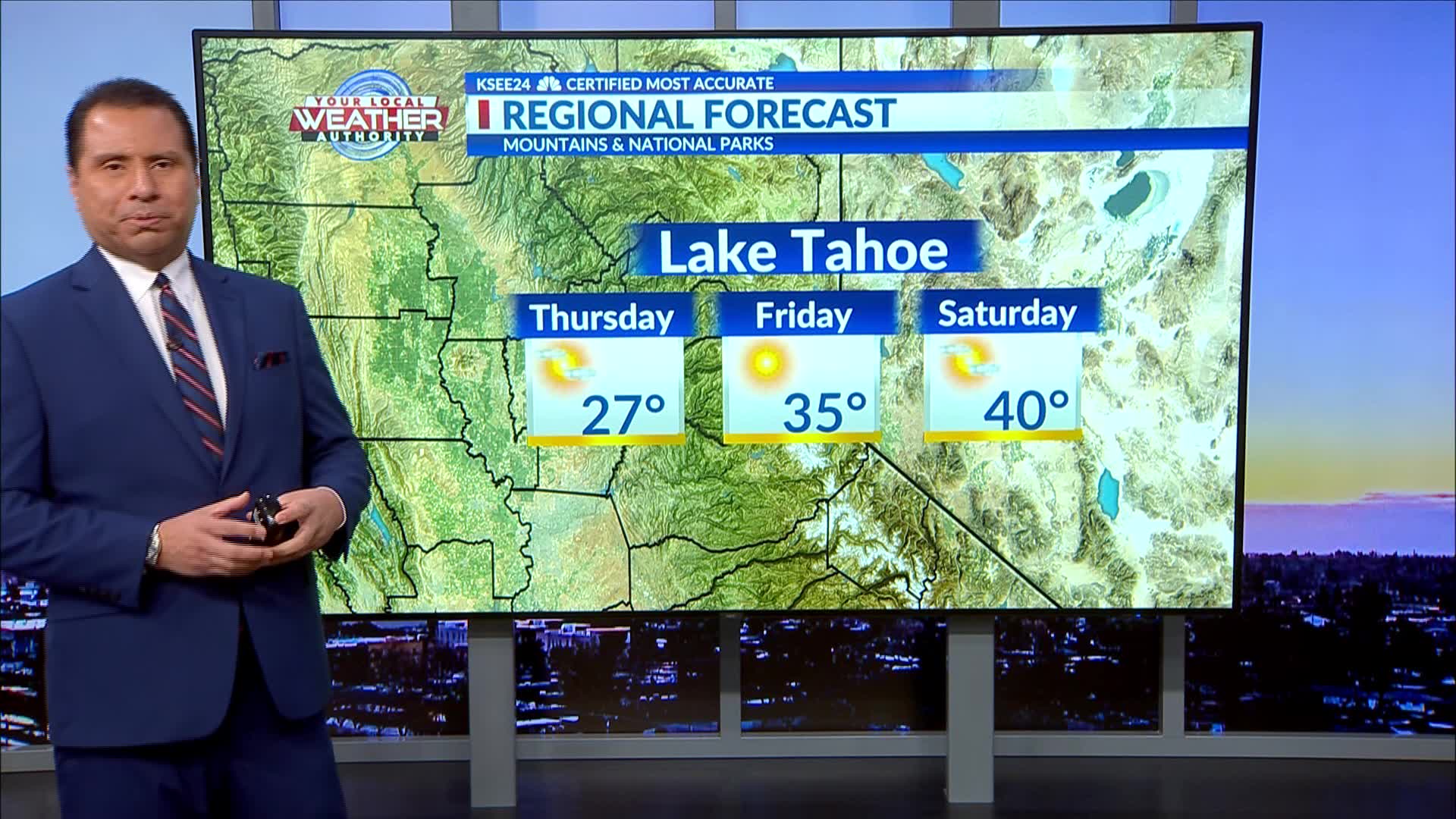 Thursday Sierra forecast