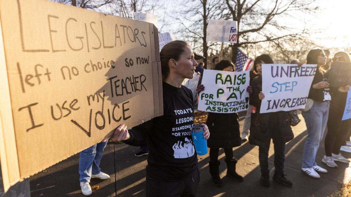 A jarring new NC teacher protest could be a turning point for public ...