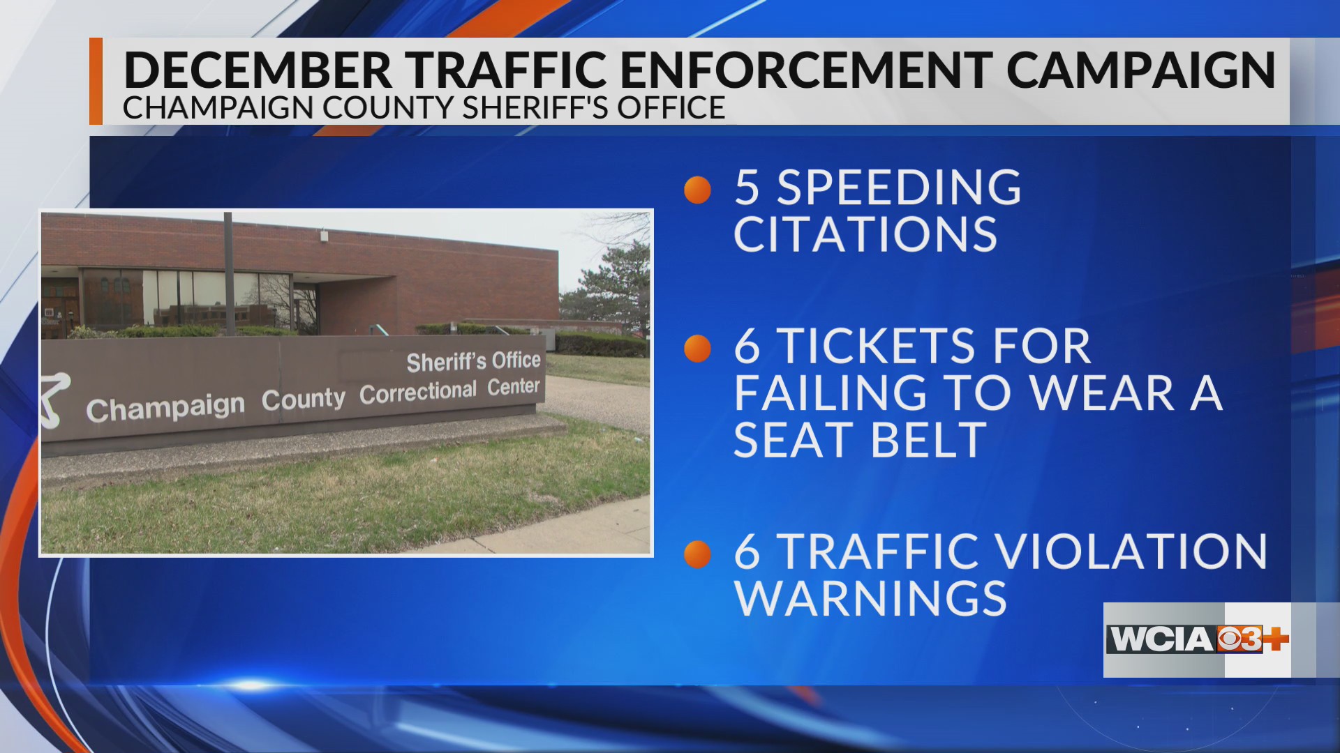 Champaign Co. sheriff releases December special enforcement stats