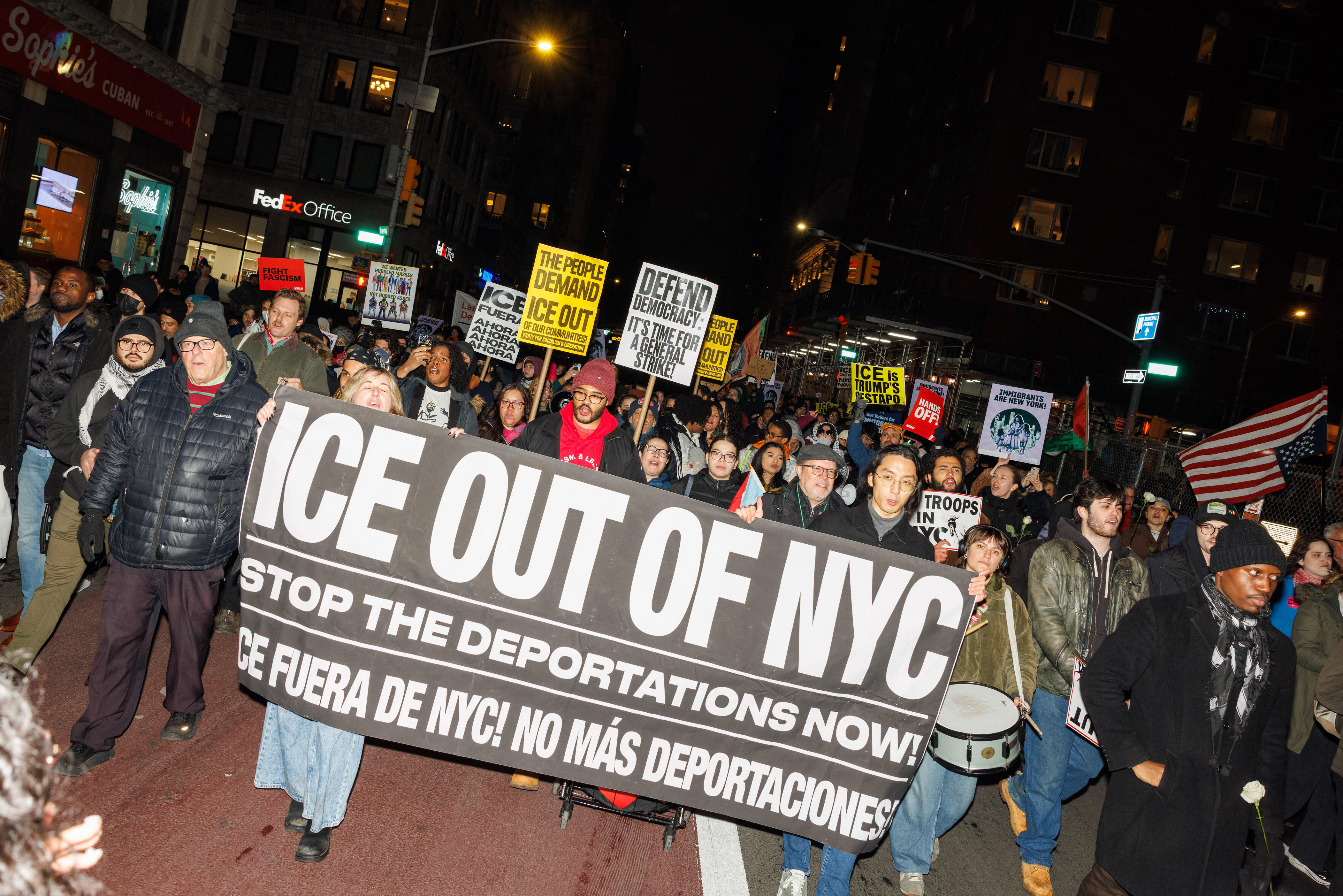 NYC protests over ICE shooting in Minnesota