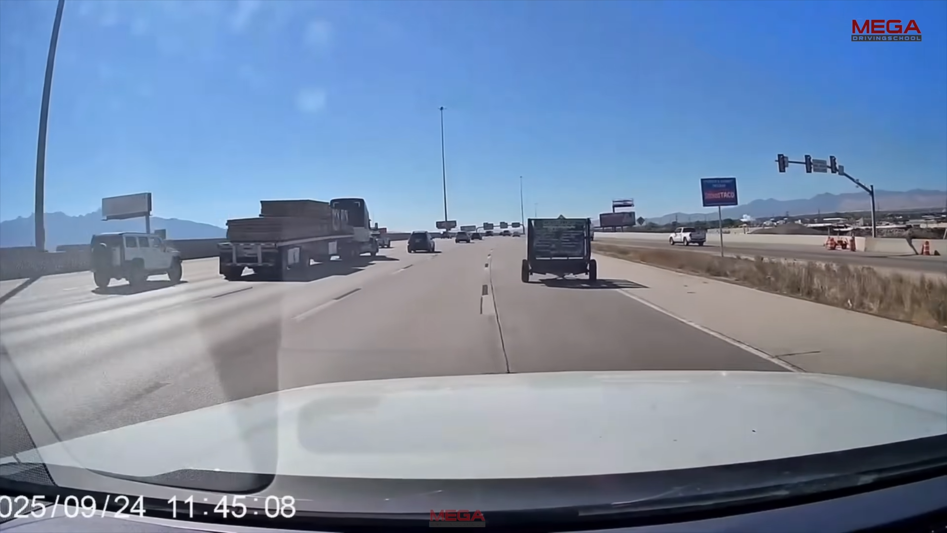Trailer decides to drive itself