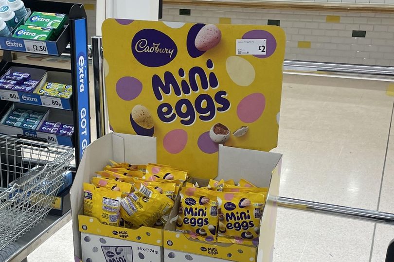 Cadbury Mini Eggs fans floored as they spot 'ridiculous' price in Tesco