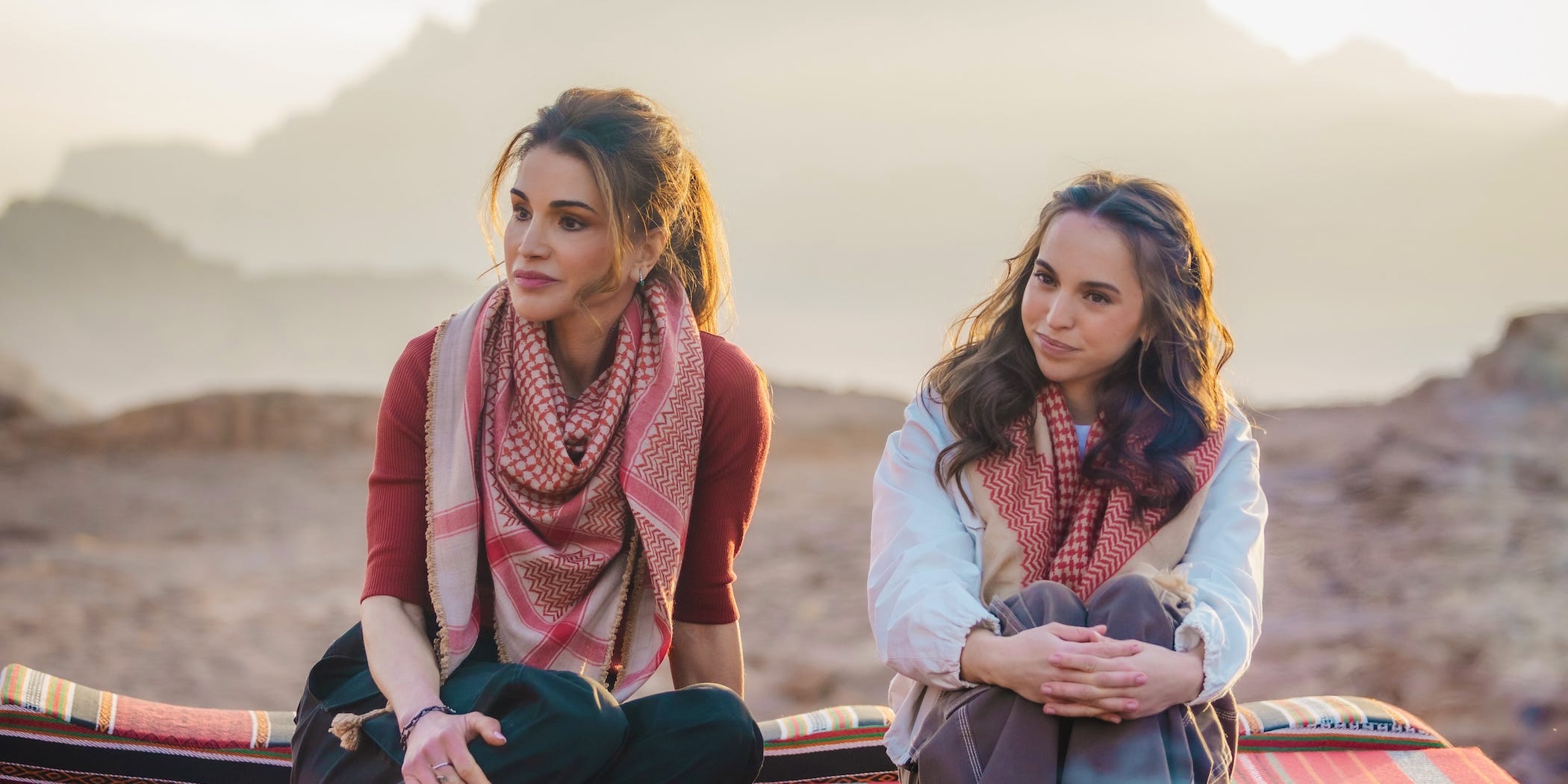 Queen Rania and Princess Salma explore Jordan’s Wadi Rum desert