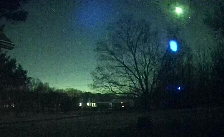 Did you see the fireball in the sky this morning?