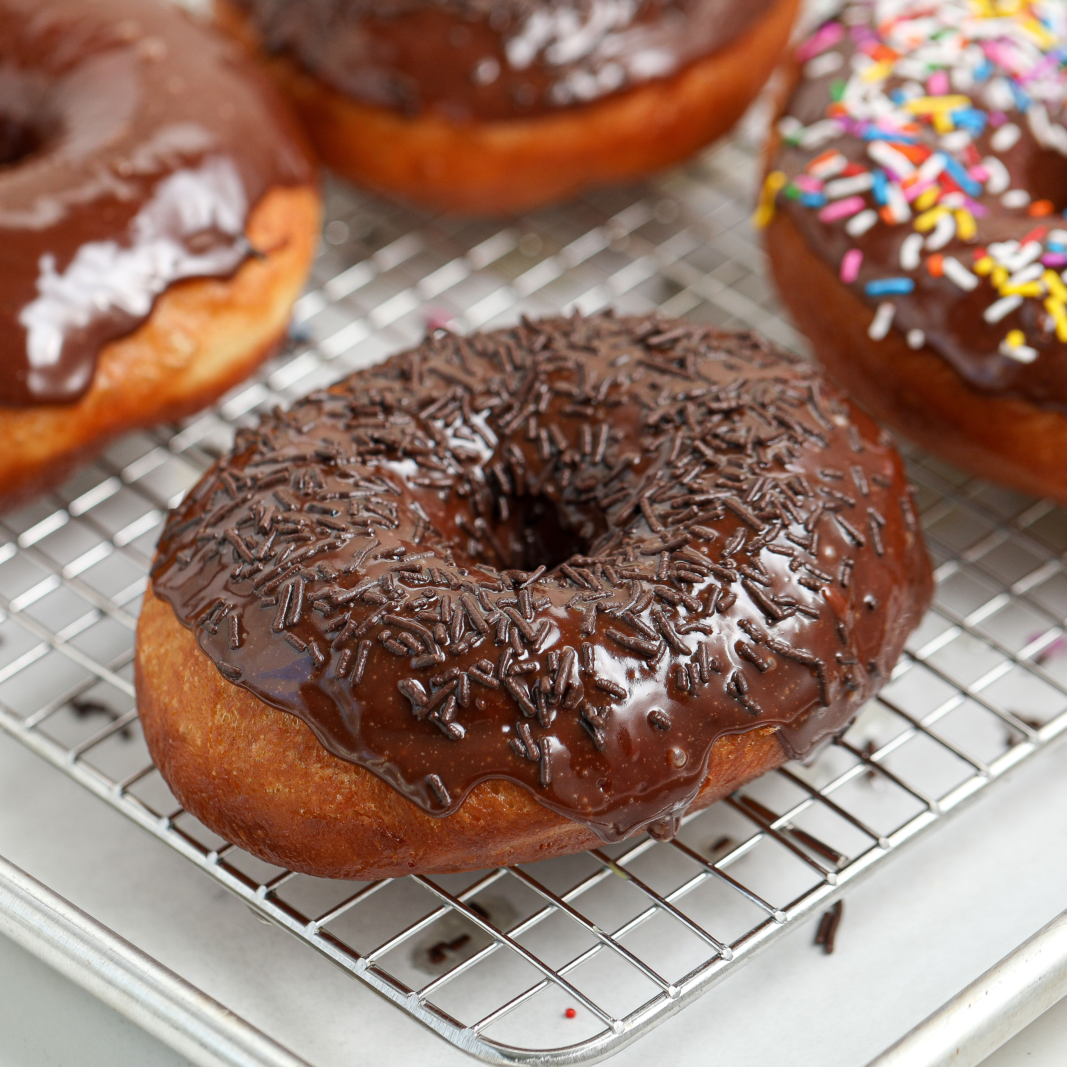 This easy chocolate glaze uses only 4 ingredients