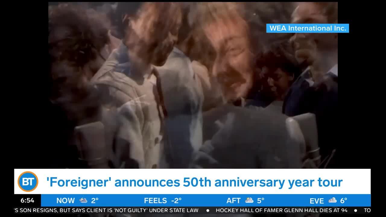 Iconic rock band Foreigner announces 50th anniversary tour