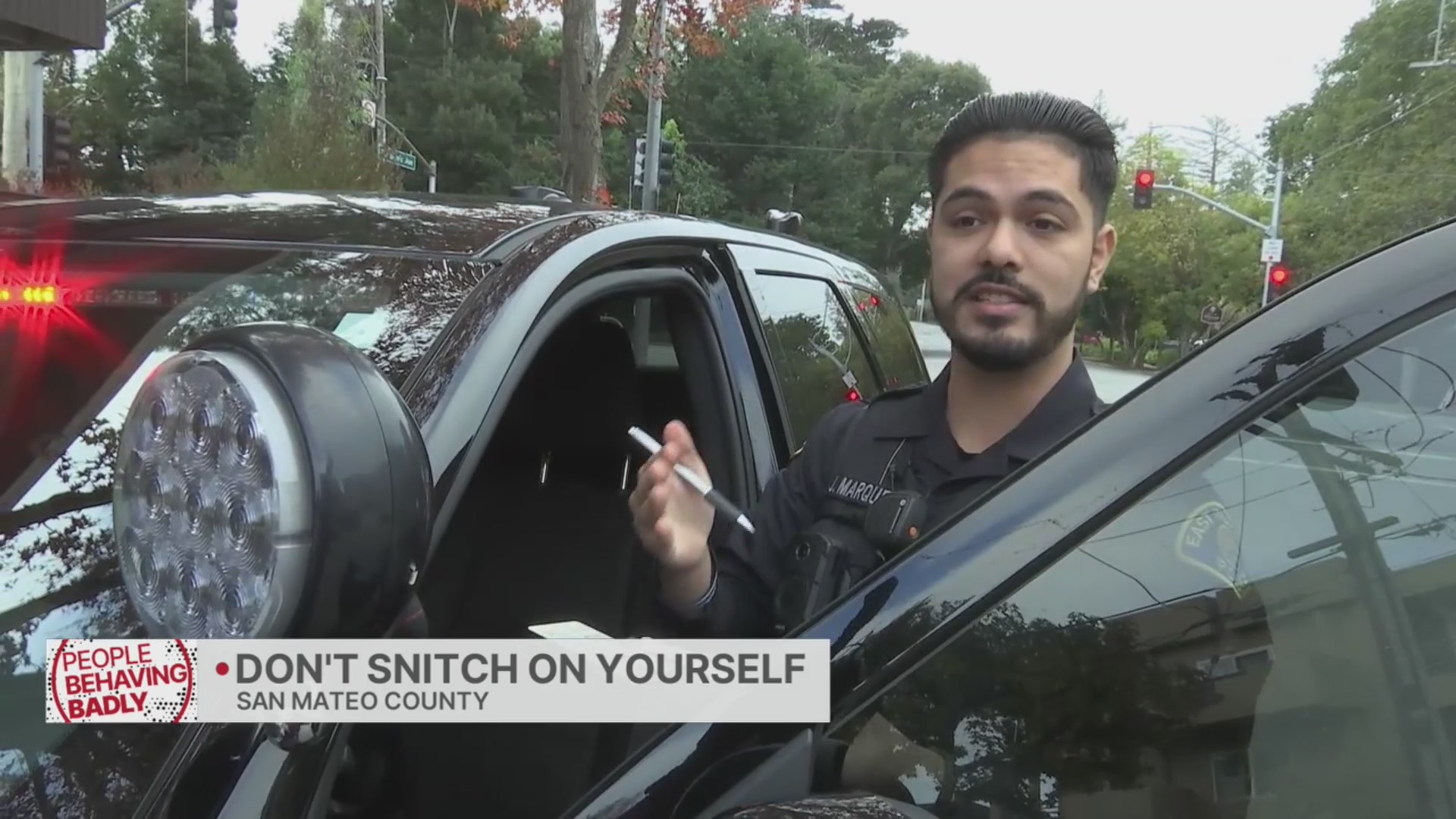 People behaving badly: Don't snitch on yourself