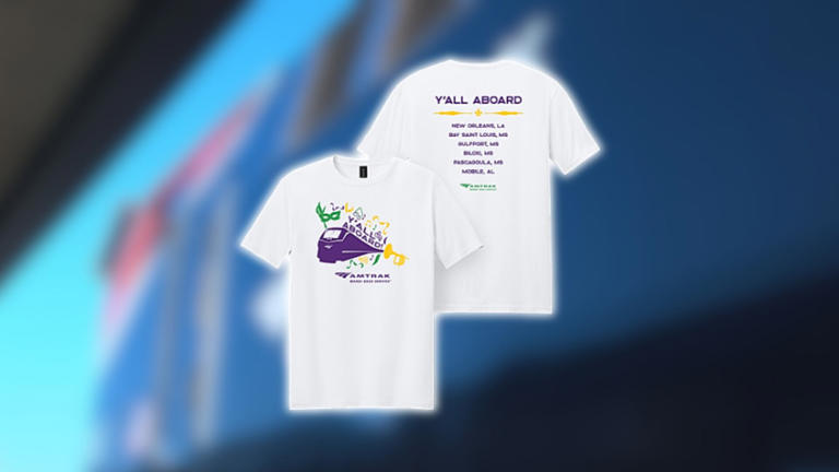 Amtrak rolls out Mardi Gras merchandise collection