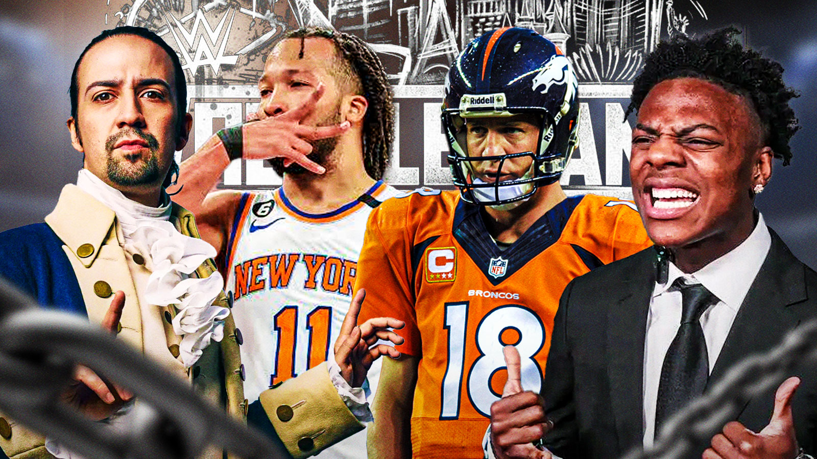 WWE superfan Jalen Brunson, Peyton Manning, more make WrestleMania 42 ...