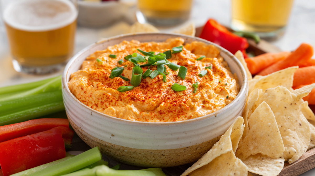 Like it hot? Say hello to our buffalo cauliflower dip