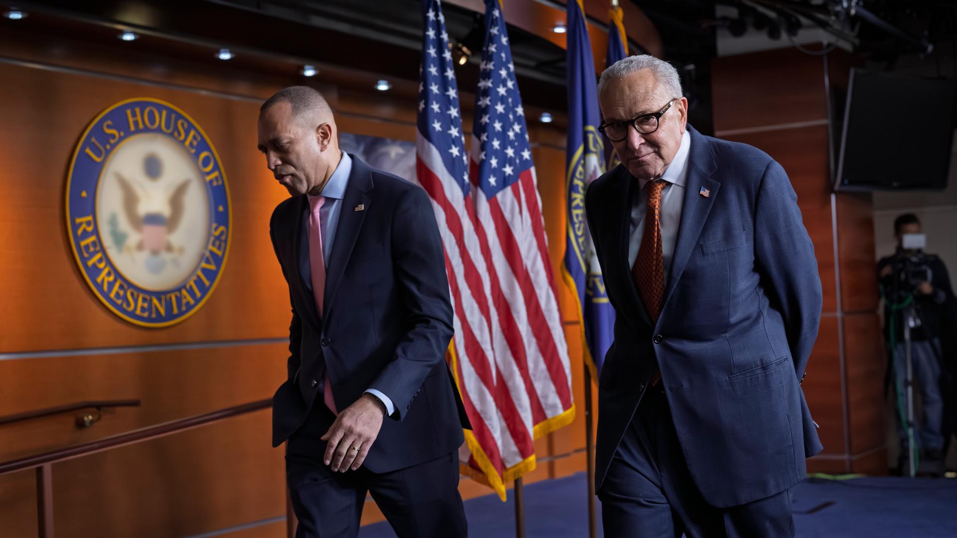 'An abomination, a disgrace': Dem. leader Jeffries reacts after ICE ...