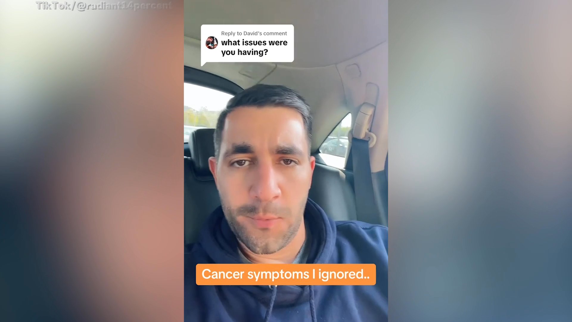 Man shares symptoms he ignored before stage 4 cancer diagnosis