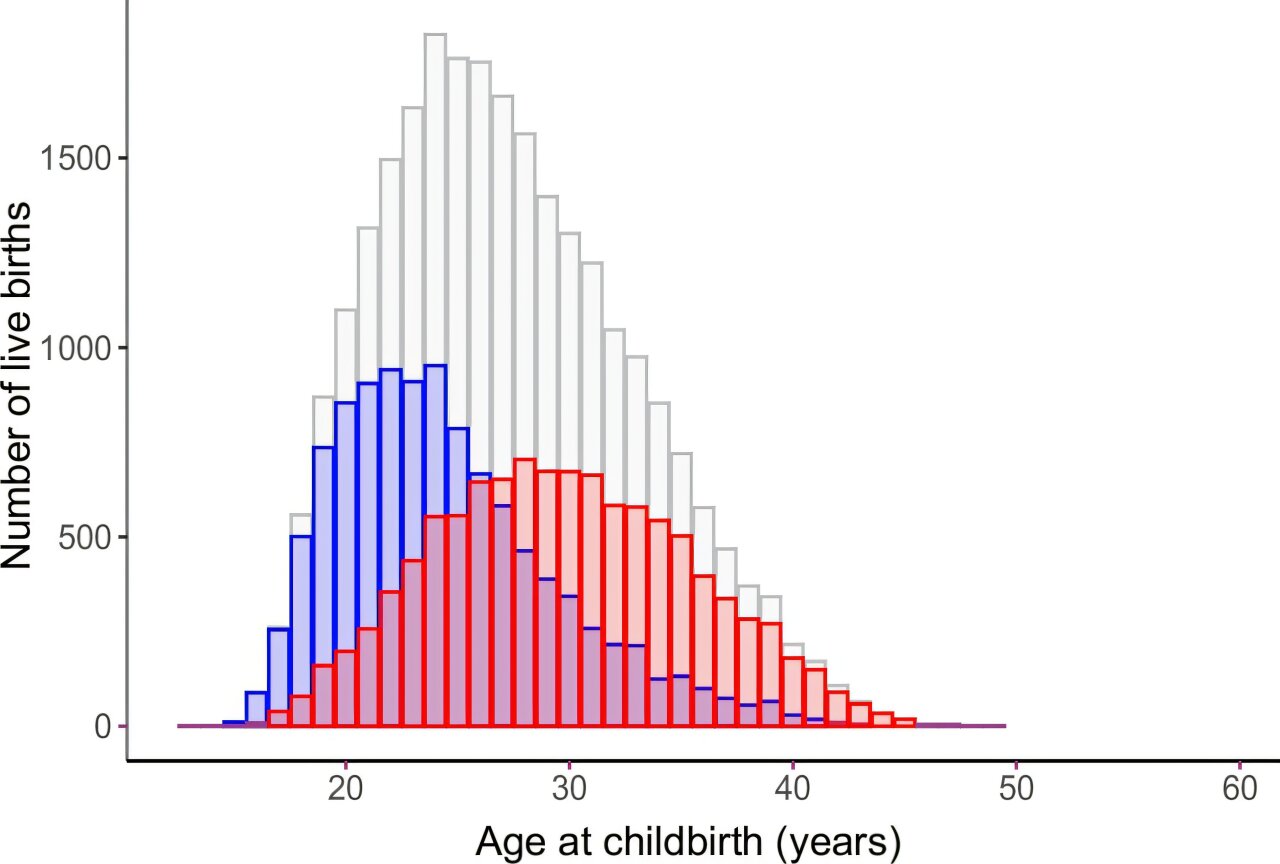 Twin study ties childbearing timing to biological aging