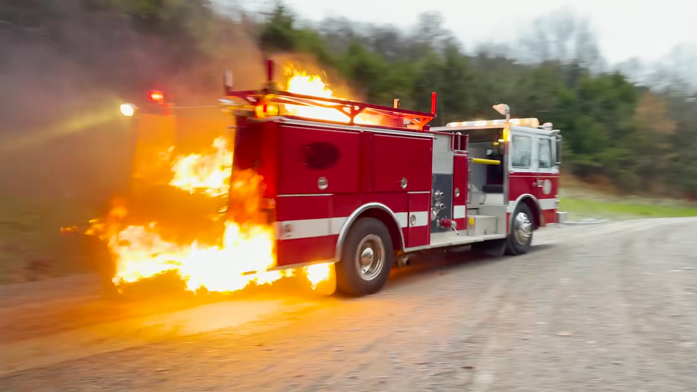 We bought a $7,500 fire truck - and set it on fire