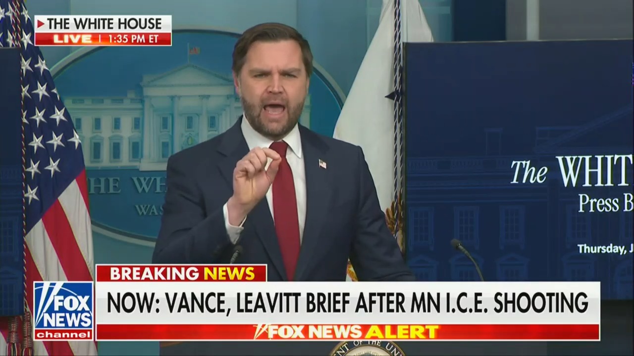 'Absolute disgrace!' Irate JD Vance loses it on the media for 'lying ...