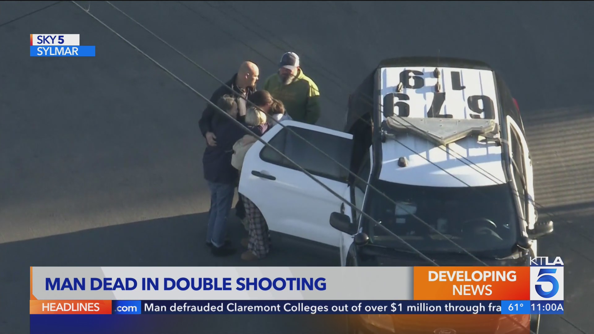 Man dead, wife in grave condition after Sylmar shooting