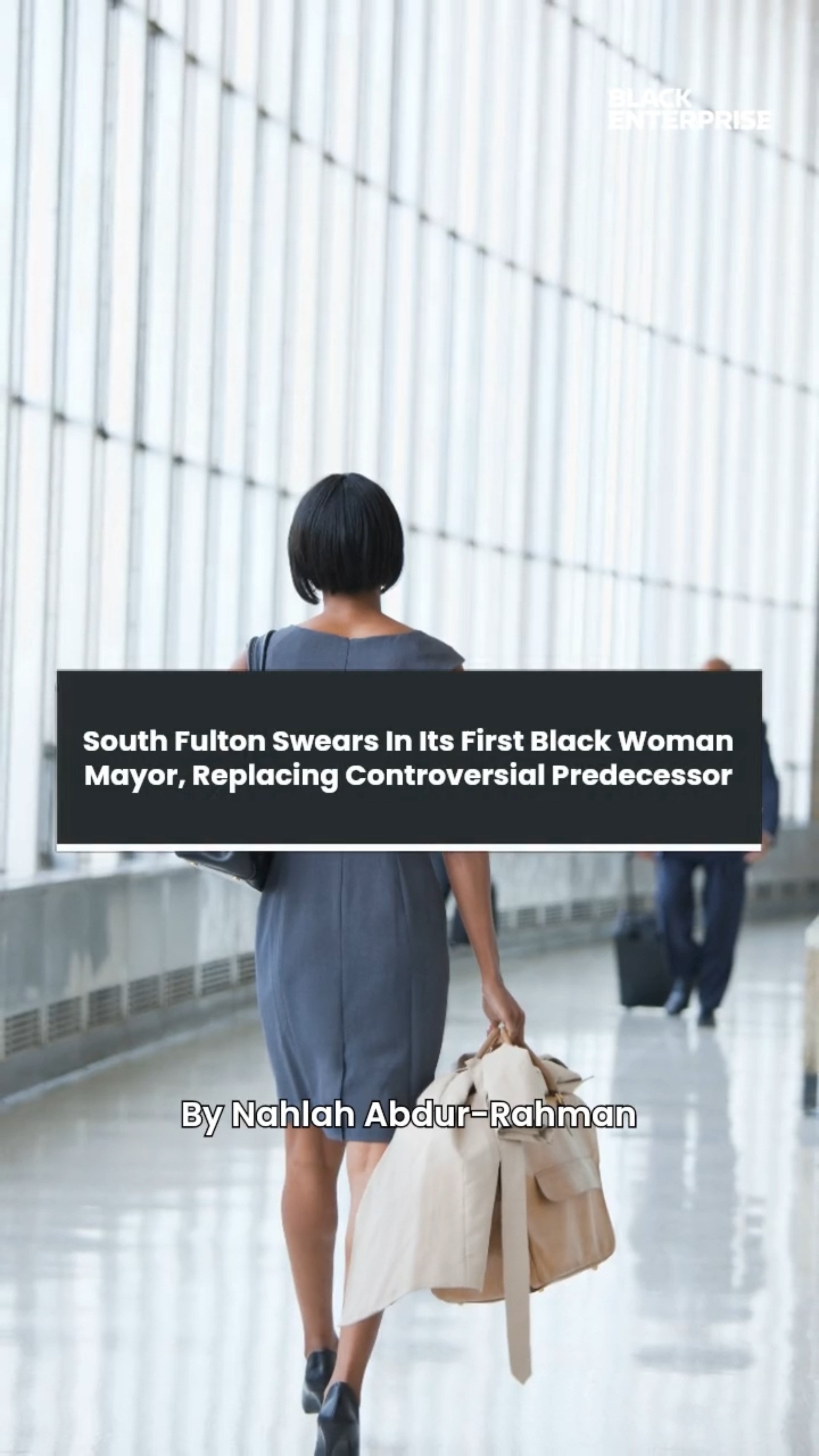 South Fulton swears in its first Black woman mayor, replacing ...