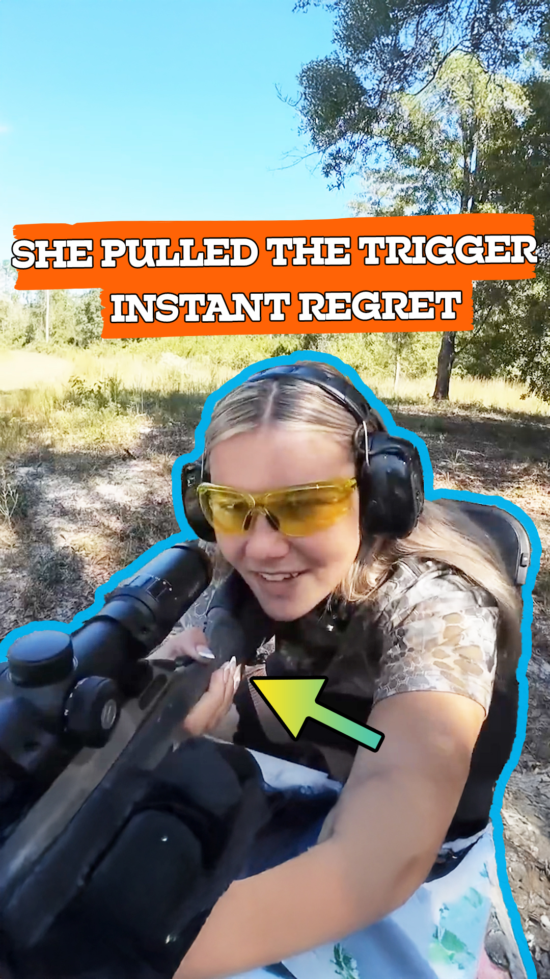 Warning signs before a Tannerite detonation