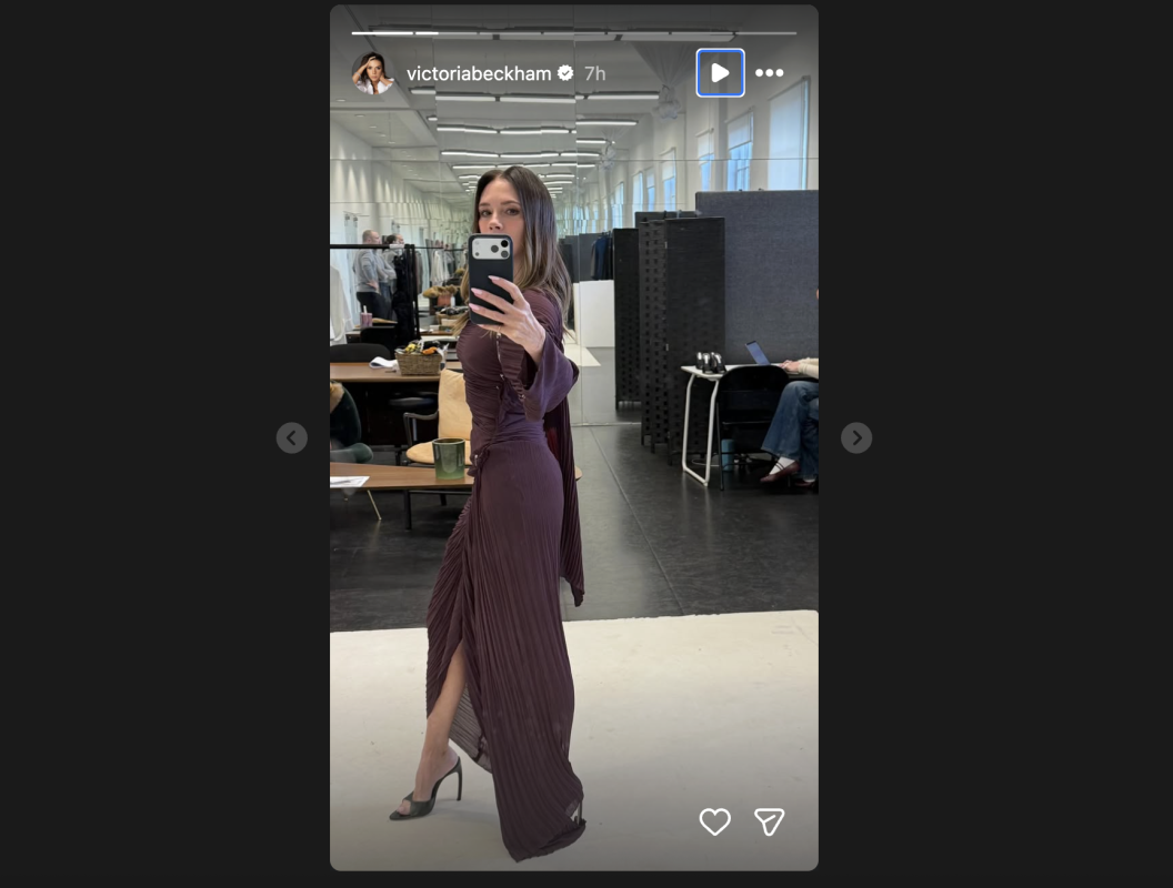 Victoria Beckham slayed in a safety pin-fastened gown — and it might be ...