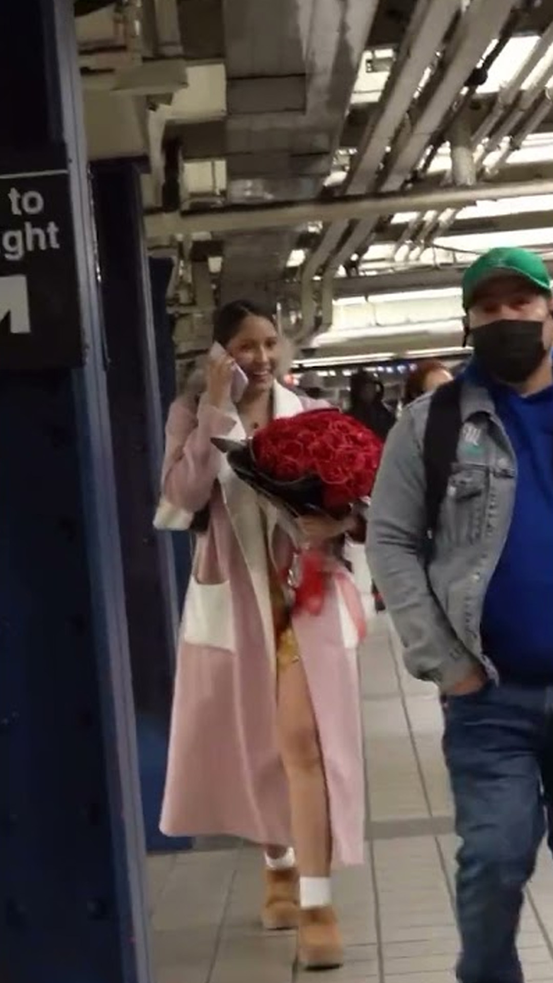 Flowers that turned into a happy smile