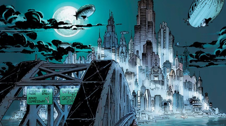 Where is Batman's Gotham City located in the pages of DC Comics?