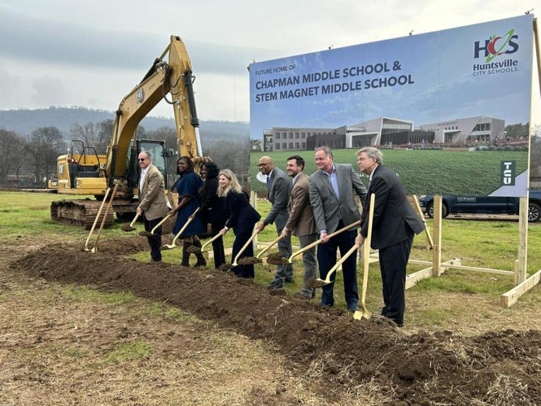 Huntsville City Schools hosts groundbreaking ceremony for New Chapman ...