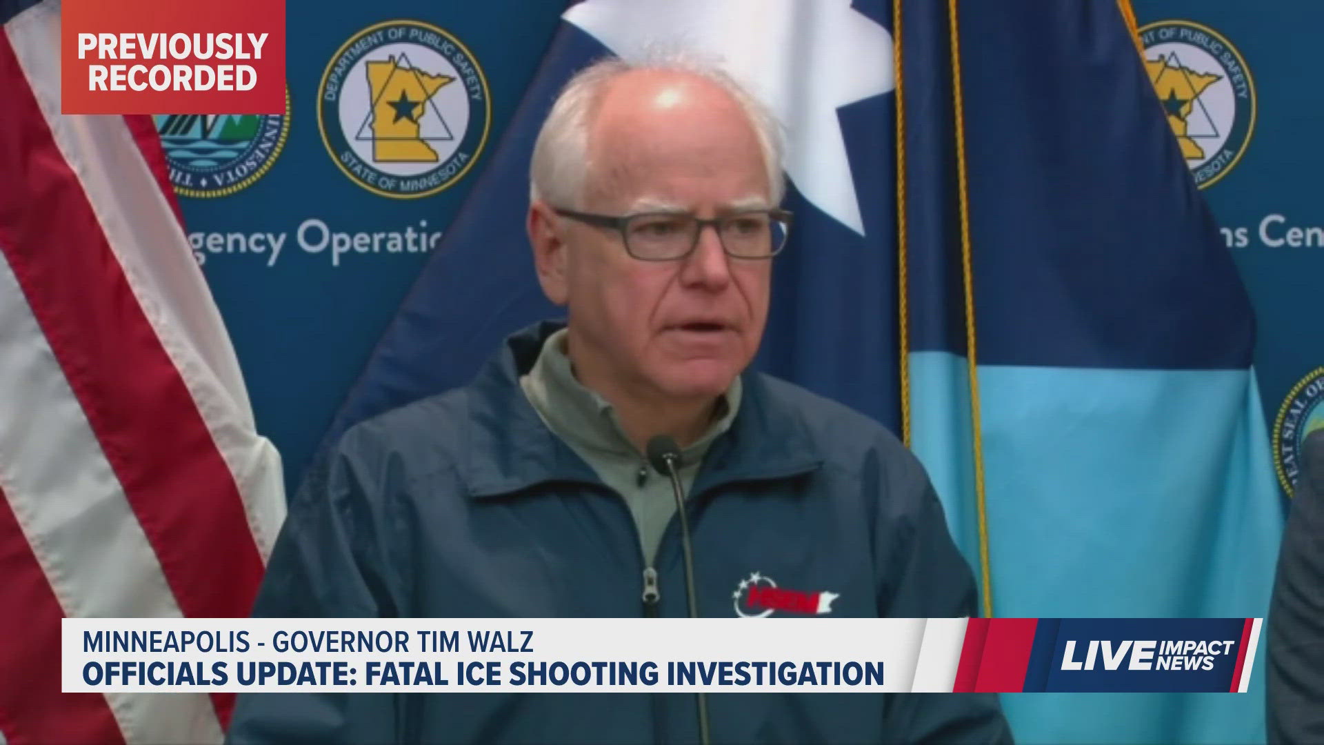 Minnesota governor speaks after ICE kills woman in Minneapolis