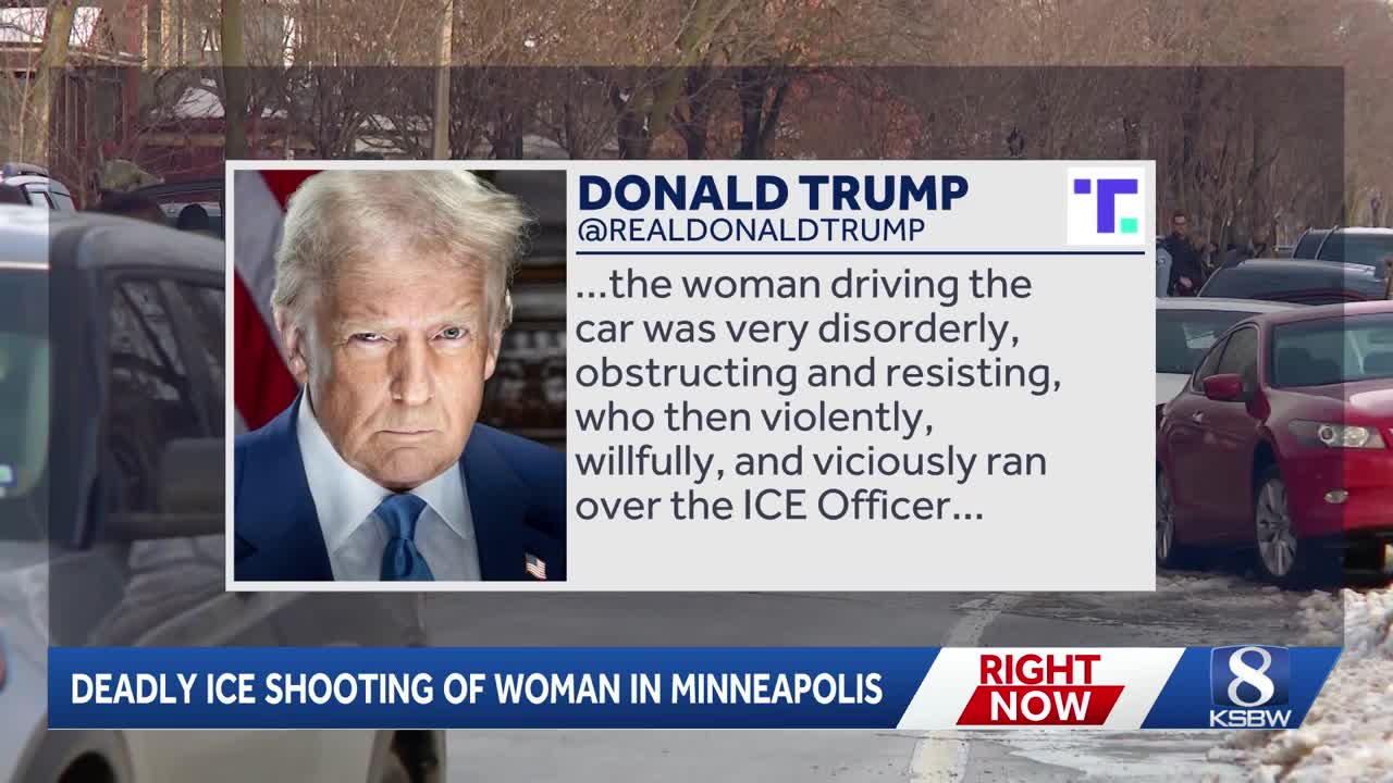 Trump backs ICE agent in Minneapolis shooting as Washington splits over ...