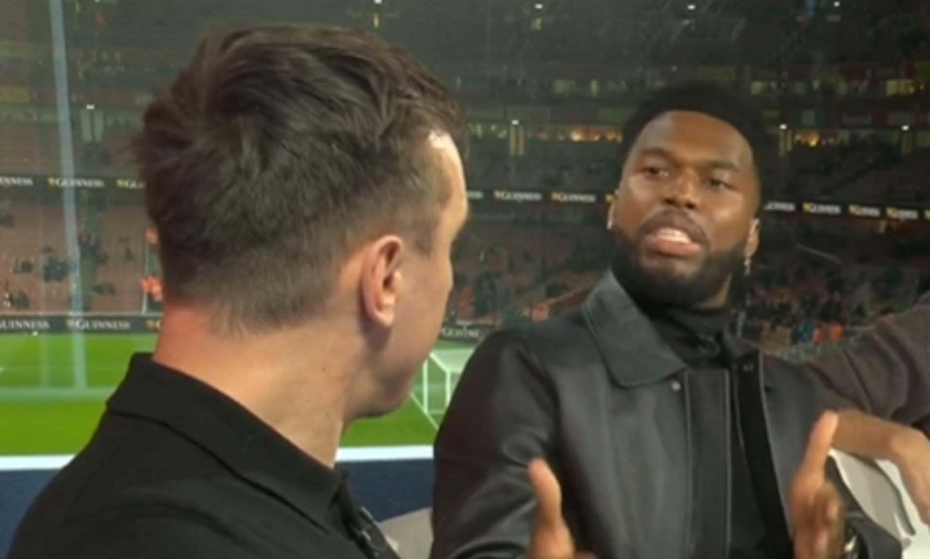 Gary Neville and Daniel Sturridge clash in terse exchange over ...