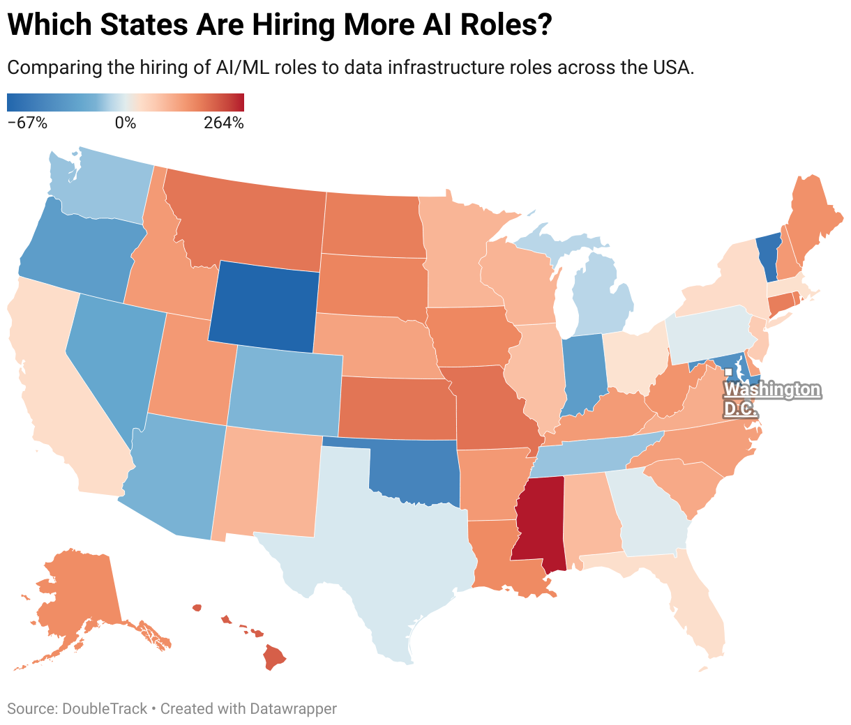 Louisiana races to hire AI workers as majority of pilot projects fail
