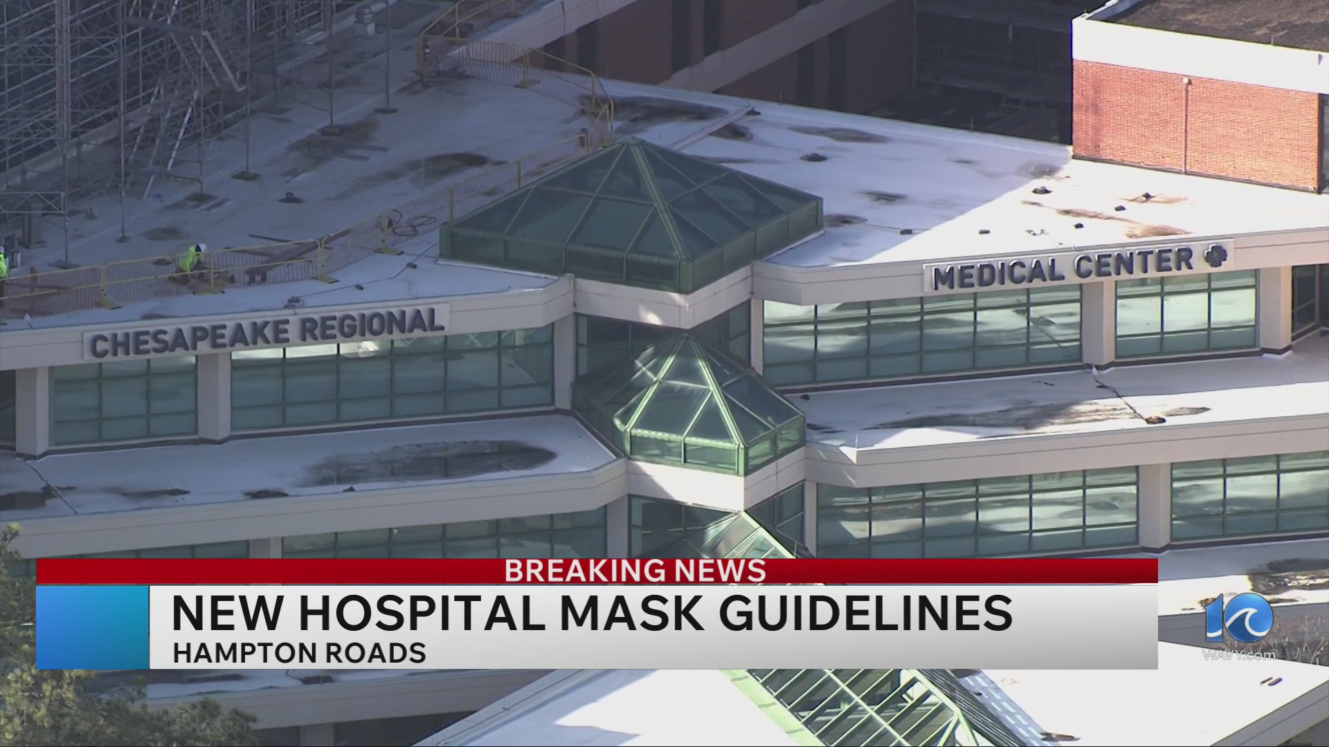 Hampton Roads hospitals require masks for flu-like symptoms