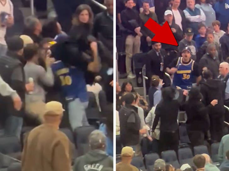 Warriors-Bucks game turns ugly, fans brawl in stands, caught on video