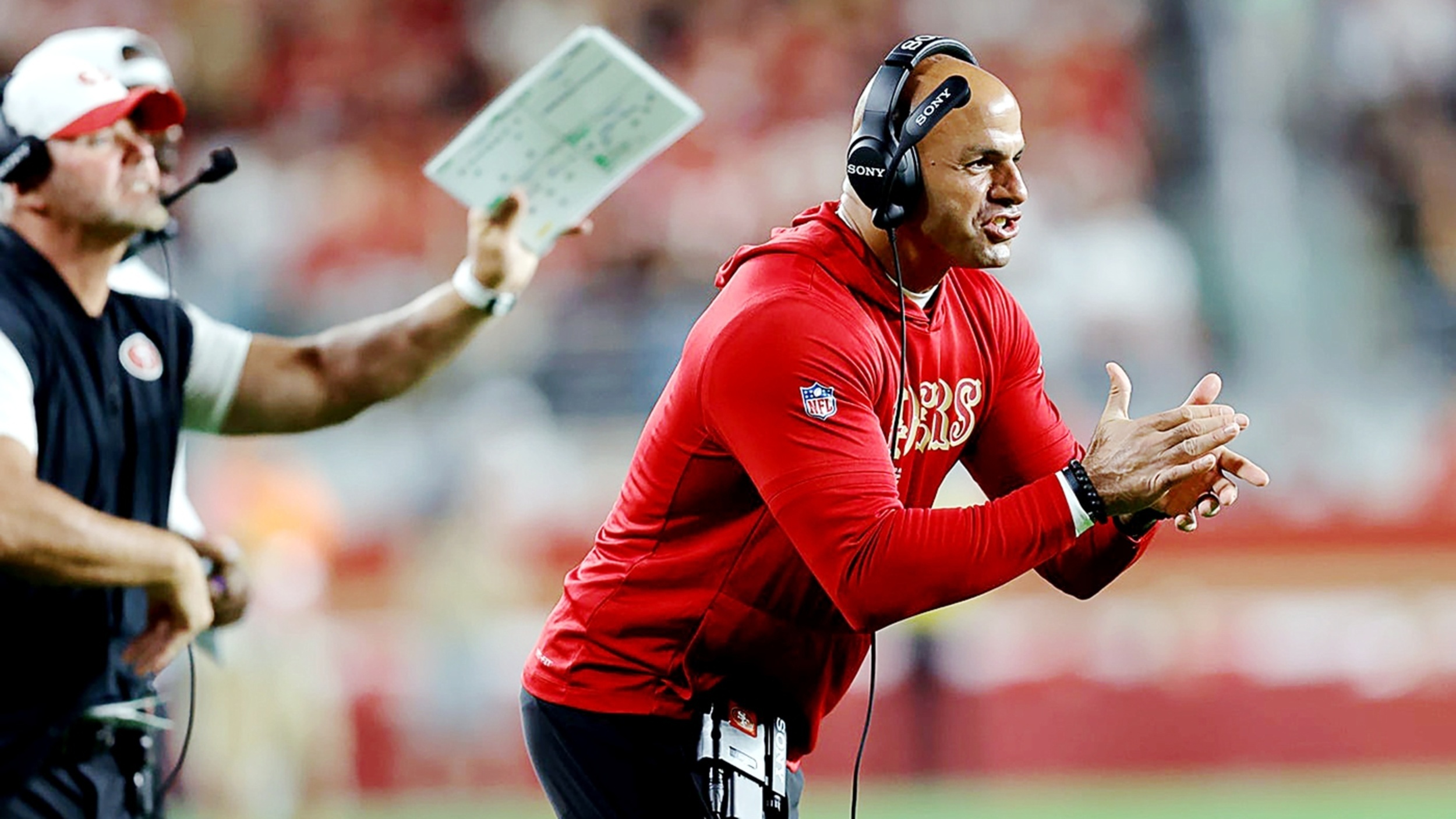 49ers' Robert Saleh 'completely focused' on Eagles amid head coaching ...