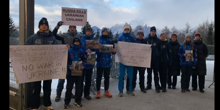 Ukraine, Latvia, Sweden skeleton teams protest Russian neutral athletes