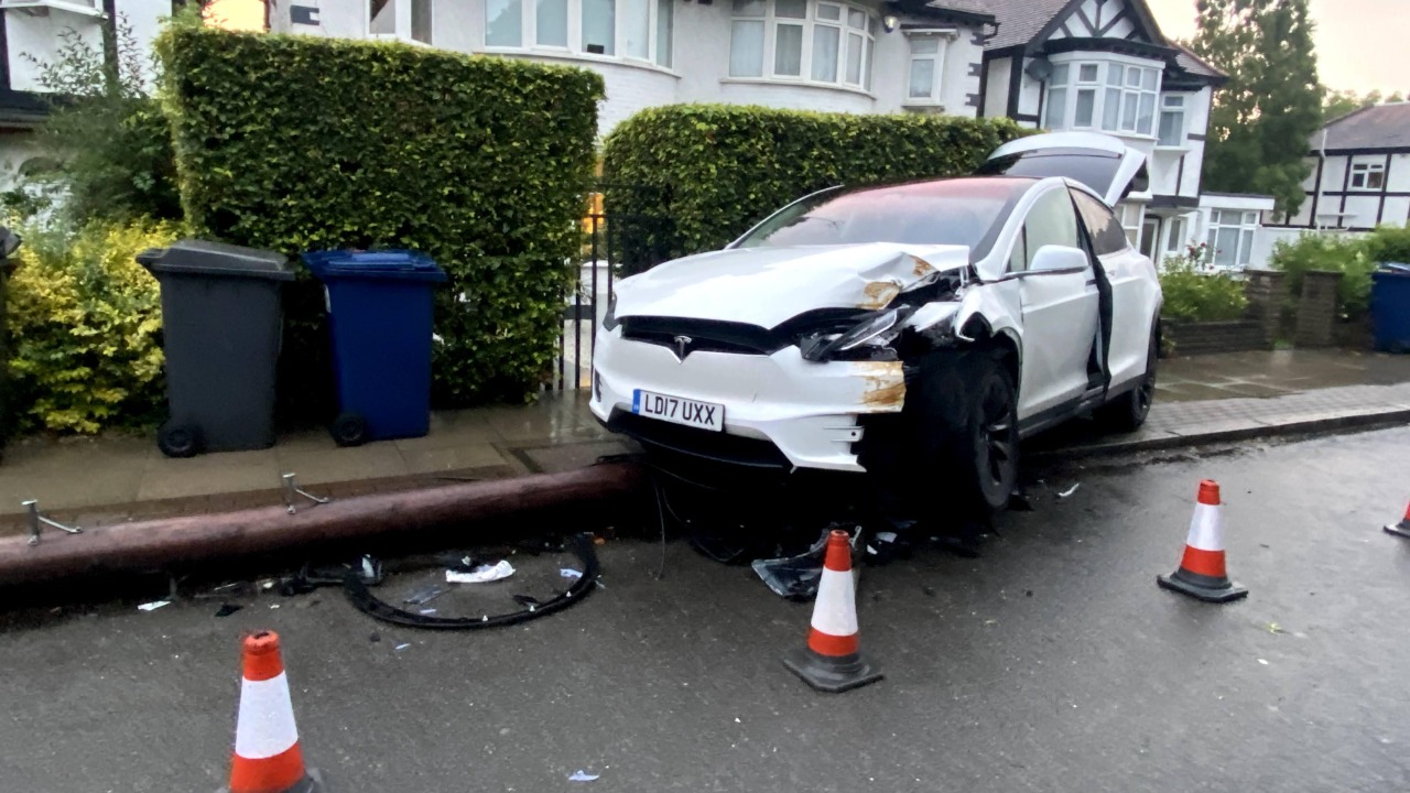 Tesla sued after alleged head-on crash kills family and dog