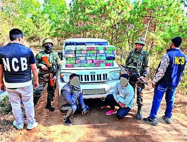 NCB busts Myanmar-sourced drug racket in Manipur, 2 held with heroin