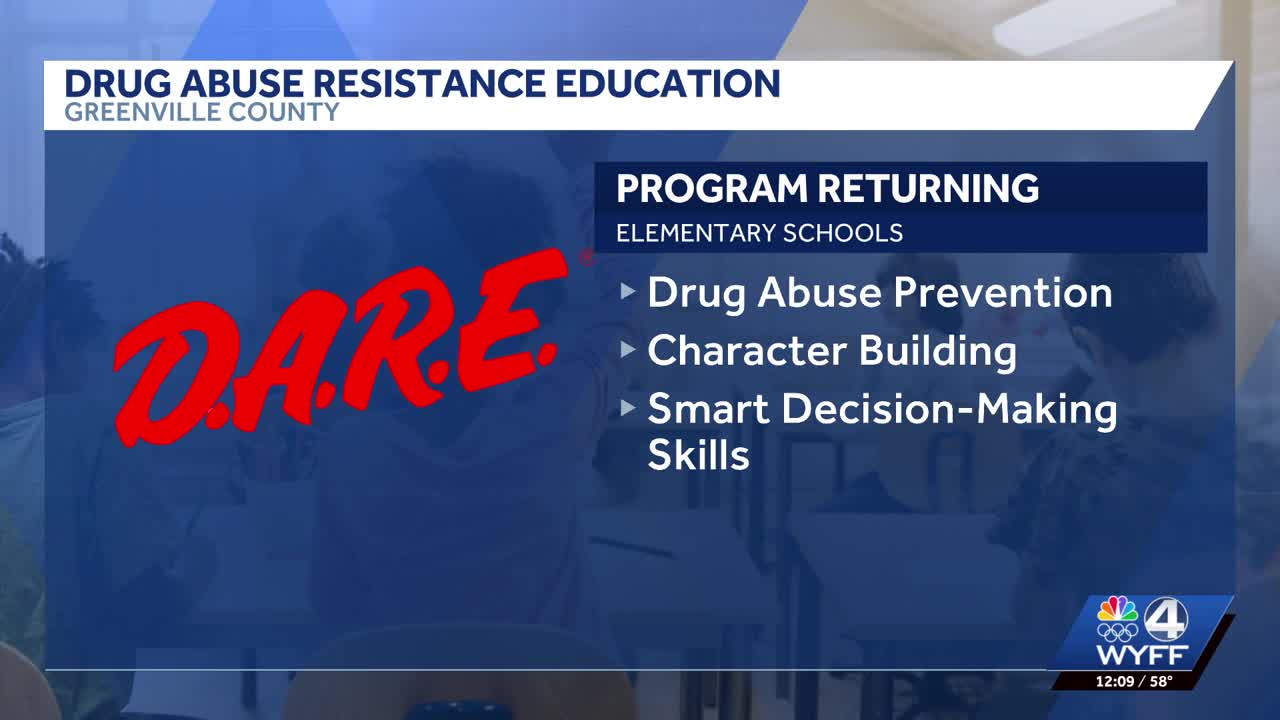 DARE program returns more than 25 years after it was discontinued