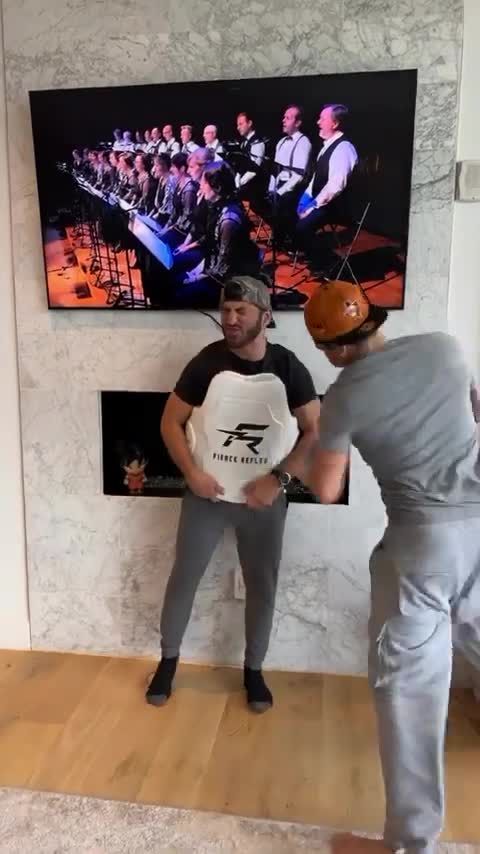 Ryan Garcia brings back the body shot challenge and destroys bodyguard