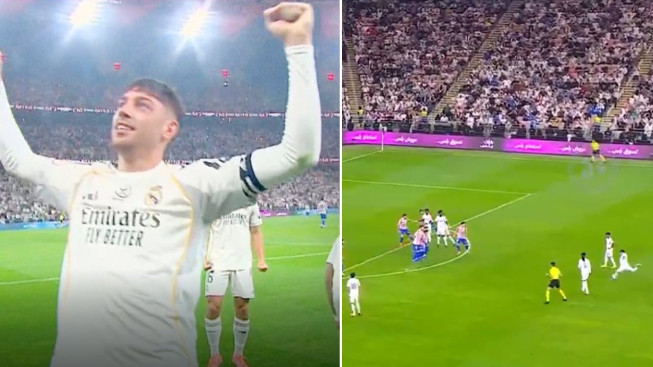 Infernal golazo del Real Madrid: Valverde la clavó al ángulo y piden ...
